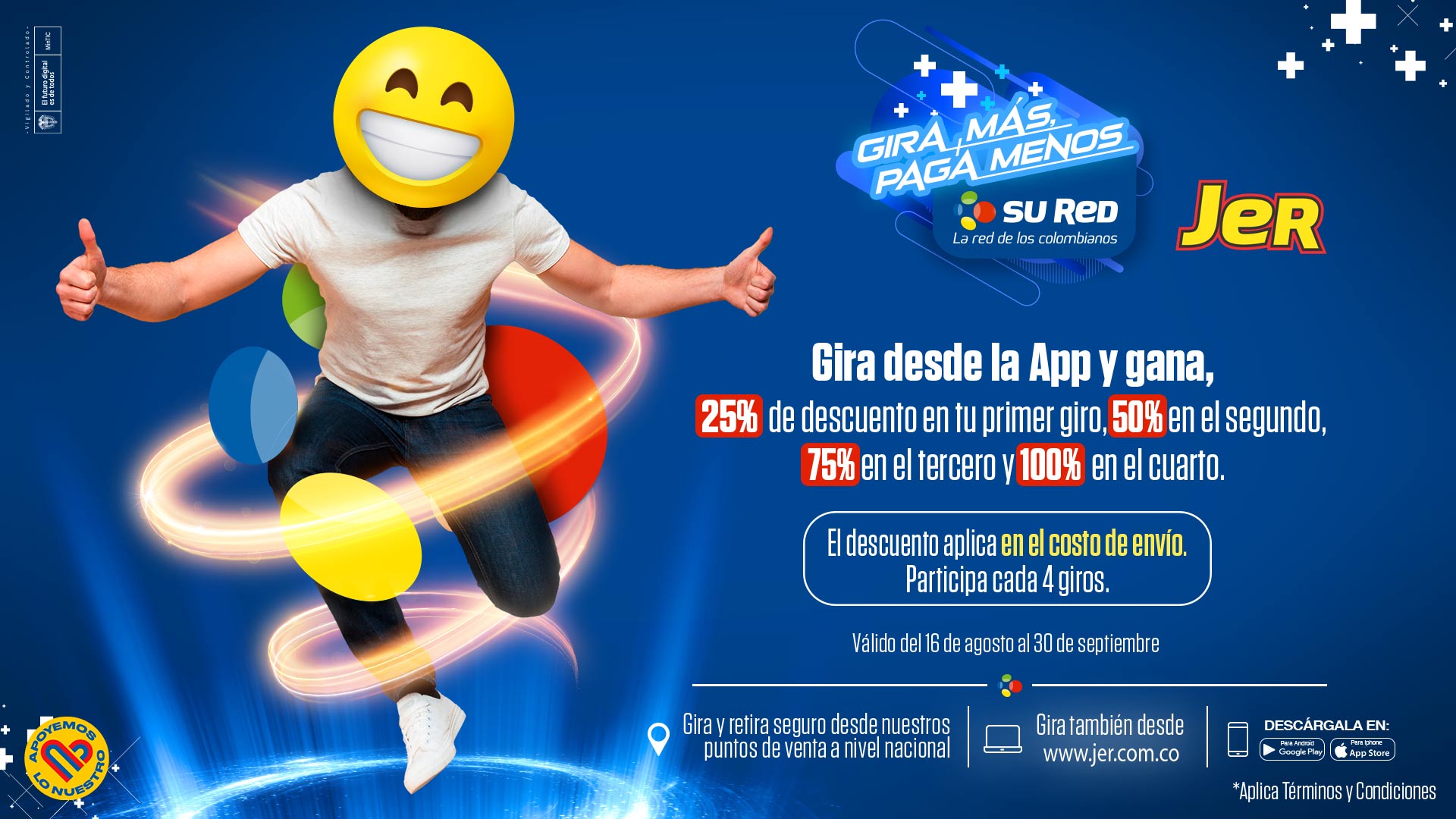 Gira más y paga menos por la APP SURED en JER SURED