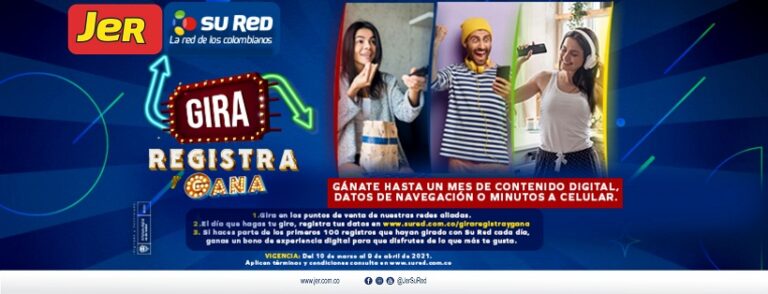 “Gira, Registra y Gana” – JER SuRed