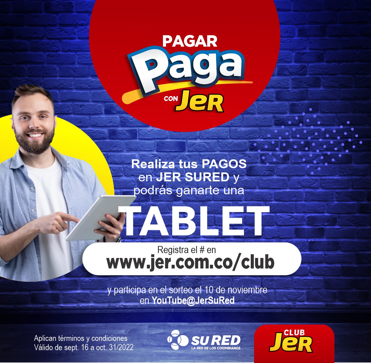 Pagar, paga con JER