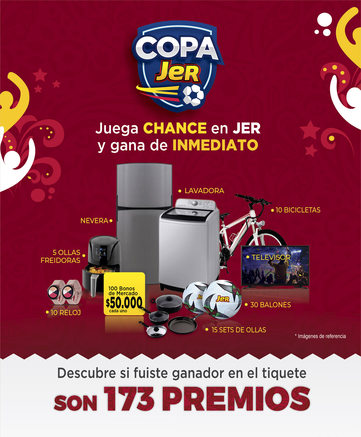 Juega Chance en JER y gana premios de inmediato