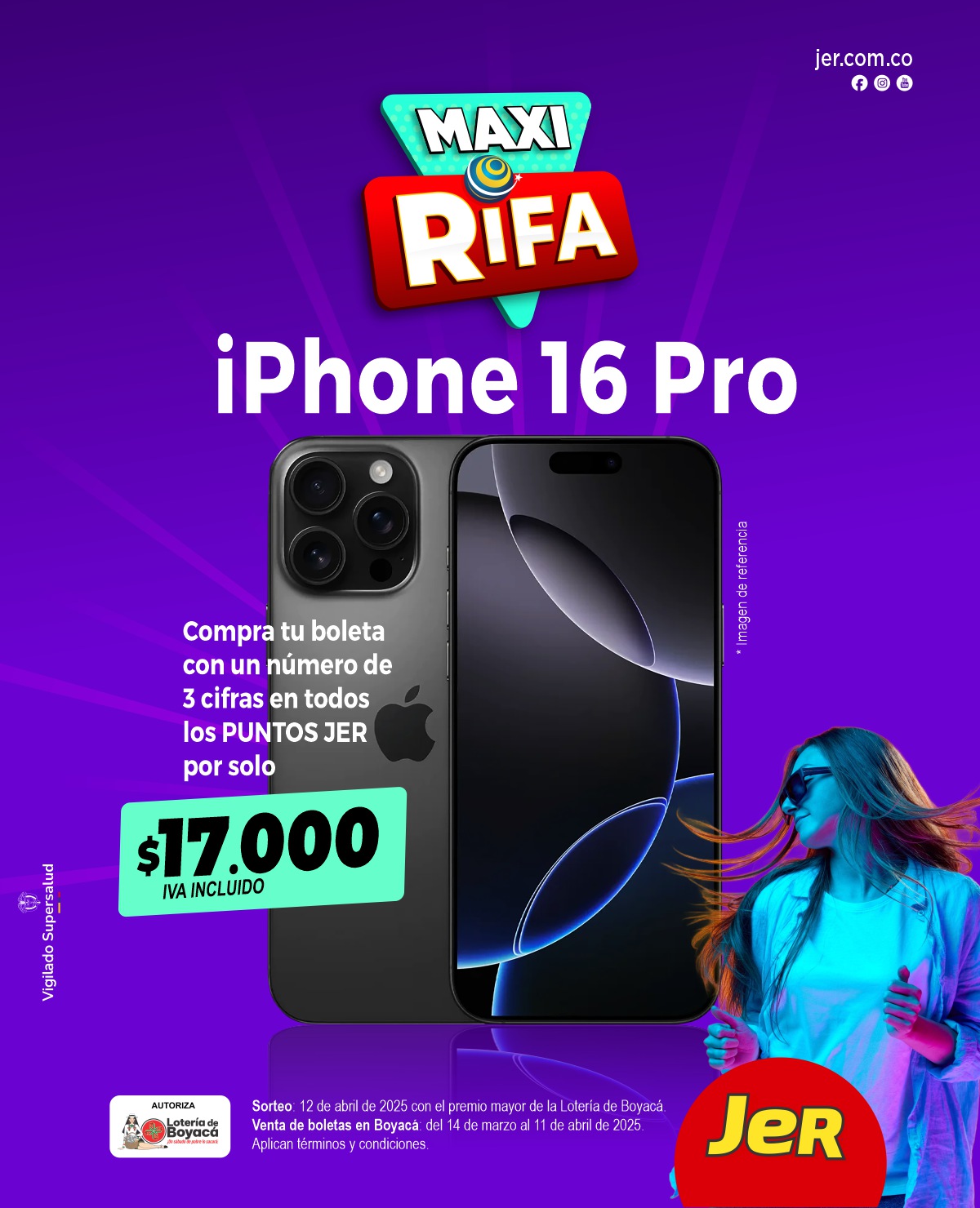 Maxi Rifa iPhone 16 Pro JER